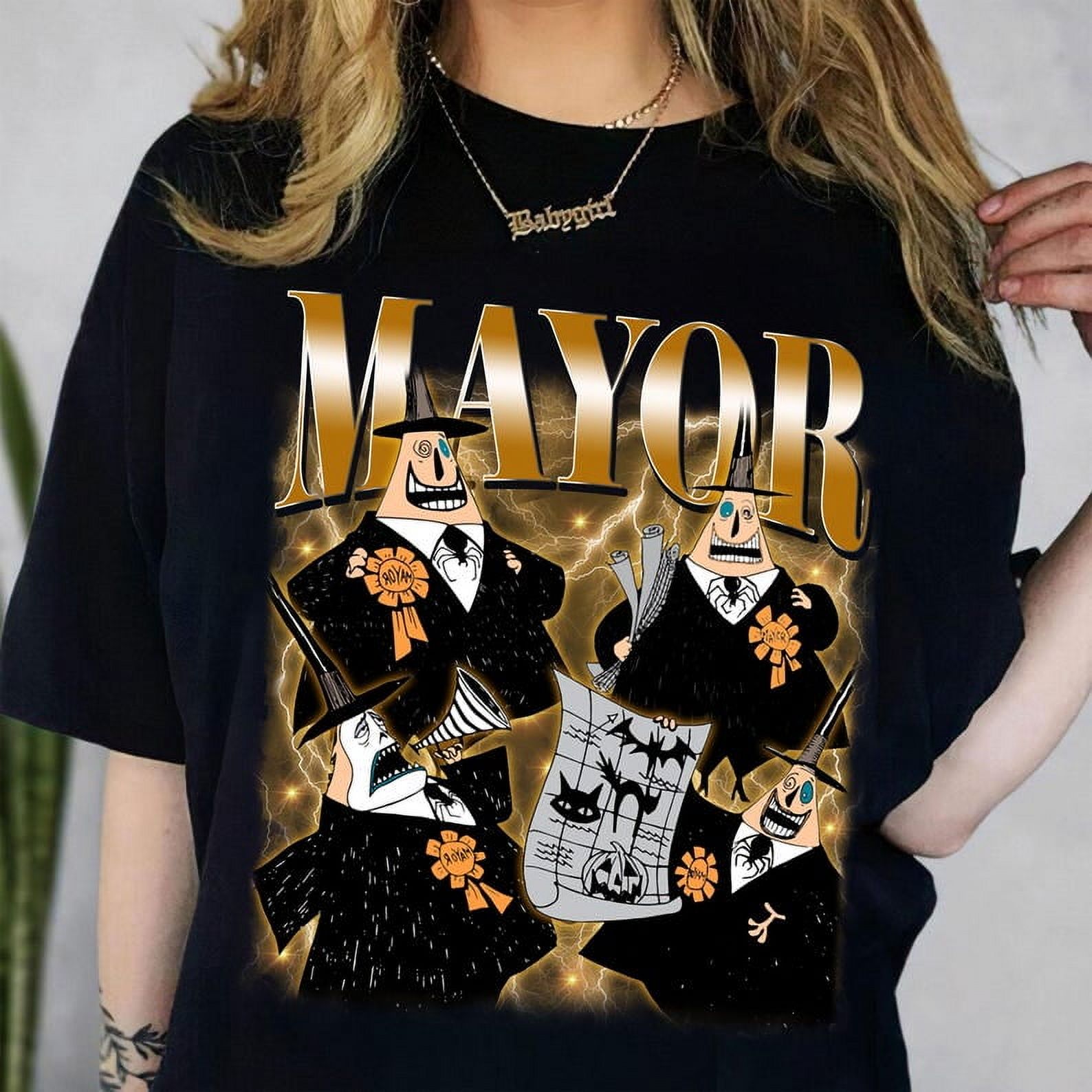 Mayor The Nightmare Halloween Png, Mayor Head Scary Party Png, 90s ...
