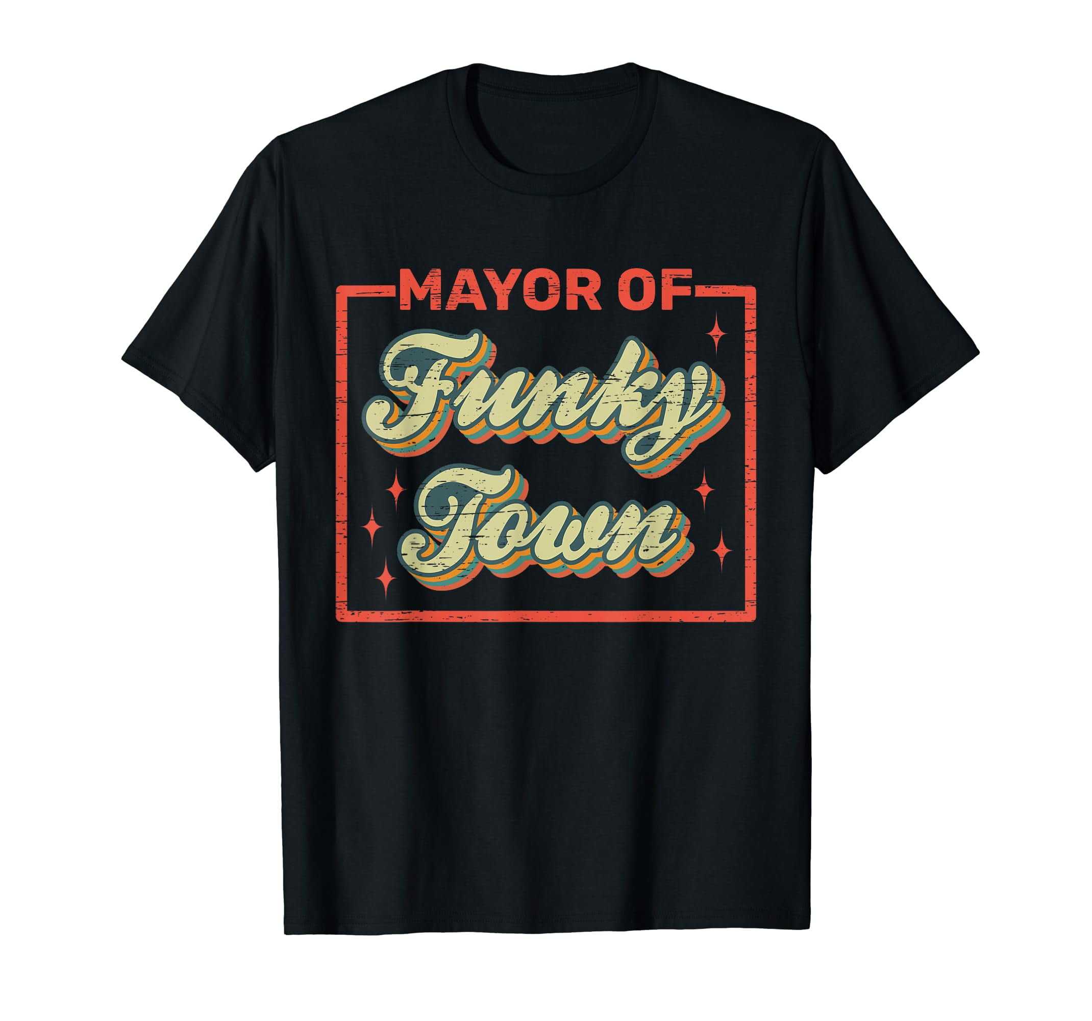 Mayor of Funky Town - 70s 80s 90s Vintage old T-Shirt - Walmart.com