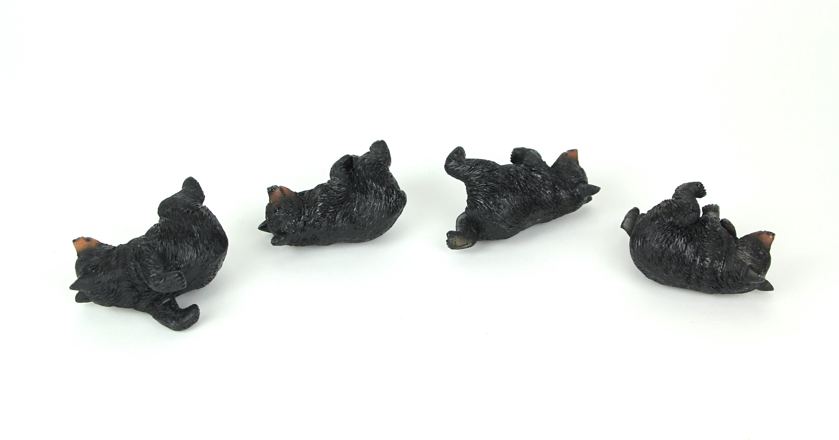 Mayrich Black Bear Planter Pot Hanging Figurines Resin Plant Décor (Set ...