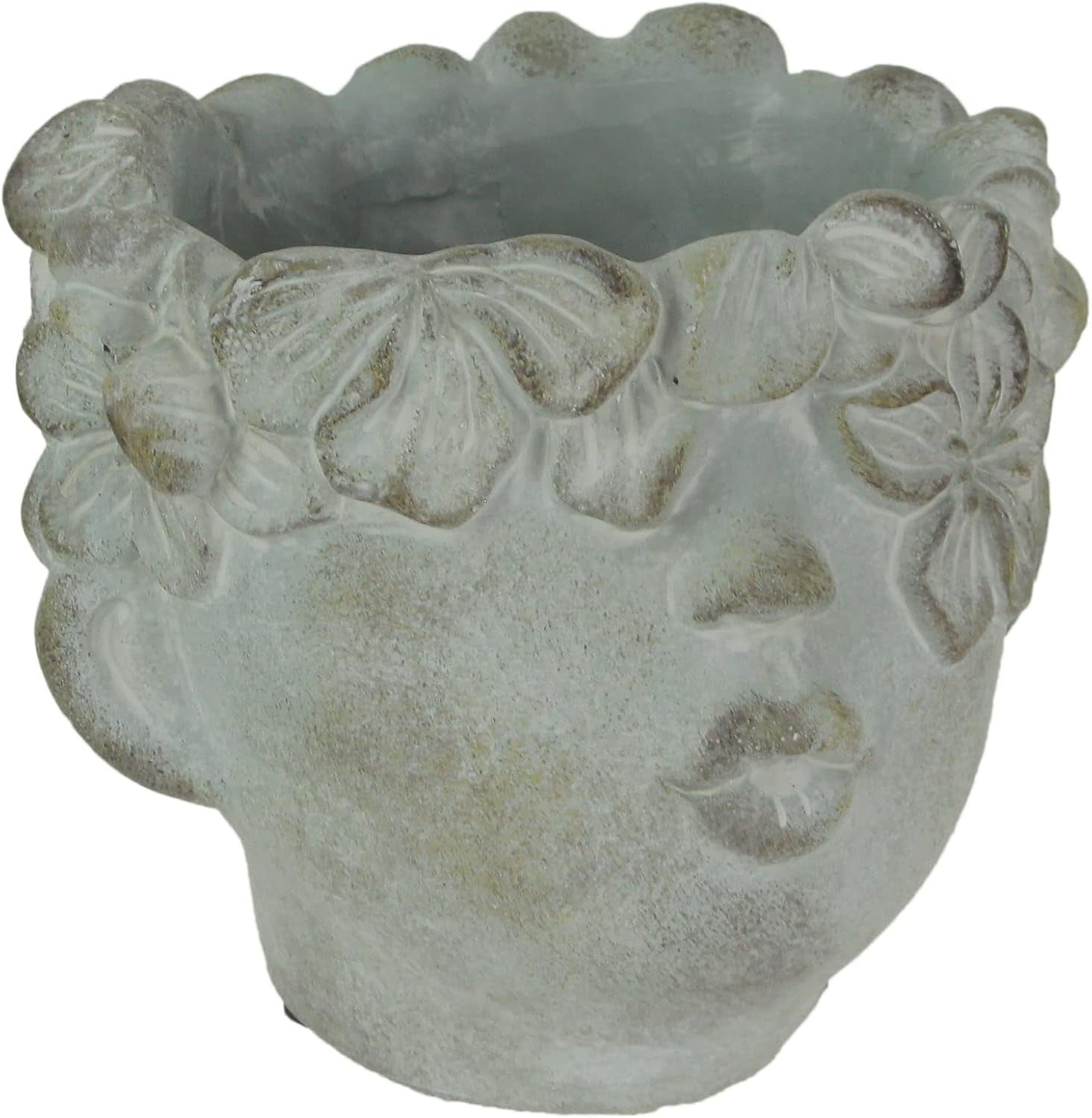 Mayrich Pucker Up Concrete Head Kissing Face Mini Decor Succulent ...