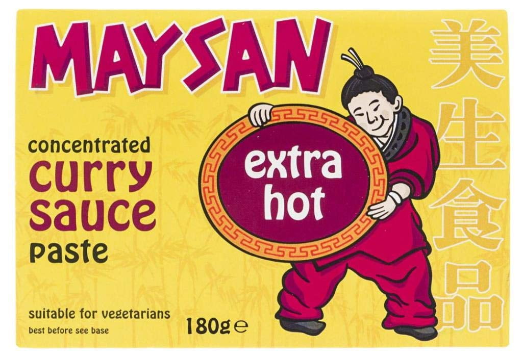 Maysan Extra Hot Curry Sauce Paste Concentrated 180g - Walmart.com