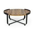 Free Shipping! Mayson Outdoor Modern Industrial Acacia Wood Coffee ...
