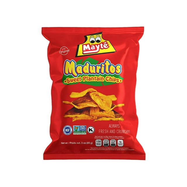 Mayté Sweet Potato Chips Sweet Plantain Chips 3 Oz Snacks Non Gmo