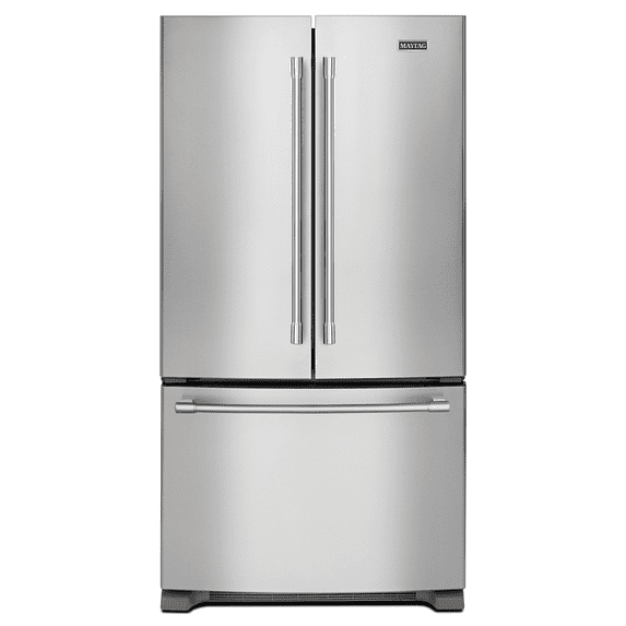 Maytag MFC2062FEZ 20 Cu. Ft. Stainless Steel French Door Refrigerator ...