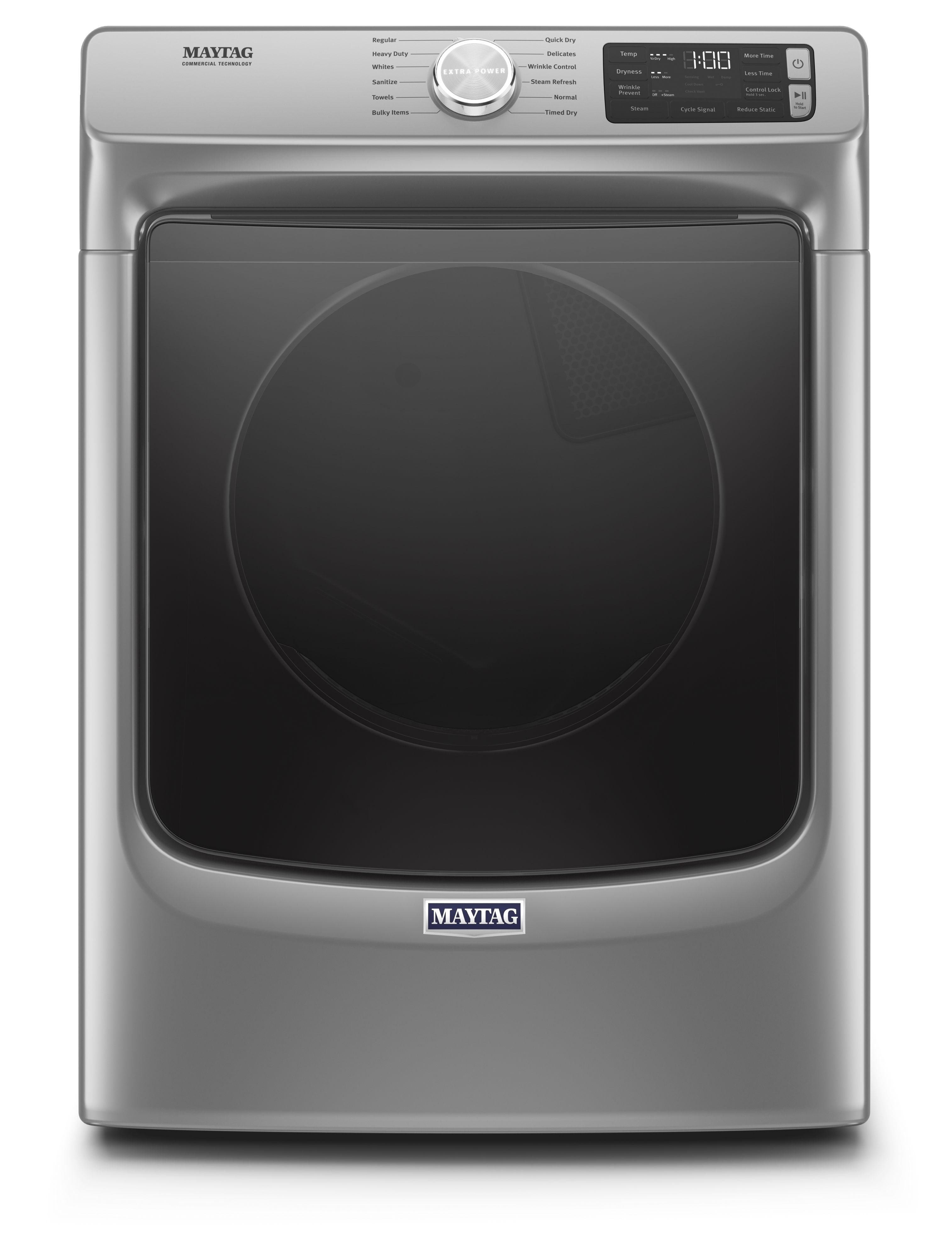 Maytag Med6630h 27" Wide 7.3 Cu Ft. Energy Star Rated Electric Dryer ...