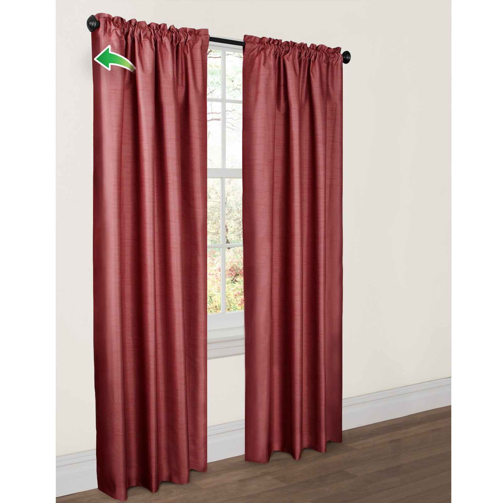 Maytex Josephine Thermal Energy Wrap Window Panels, Set of 2 - Walmart.com