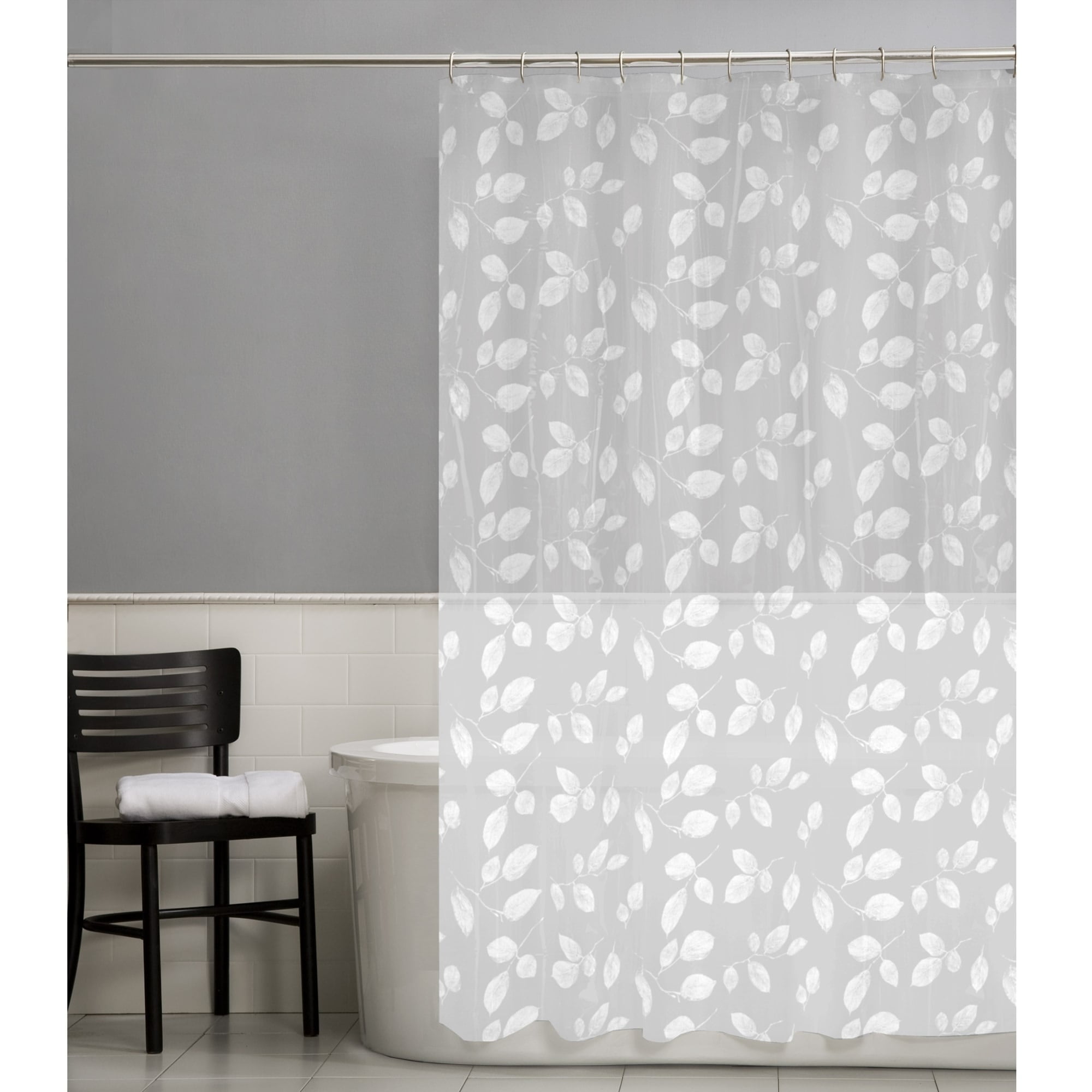 Maytex Just Leaves PEVA Shower Curtain - Walmart.com