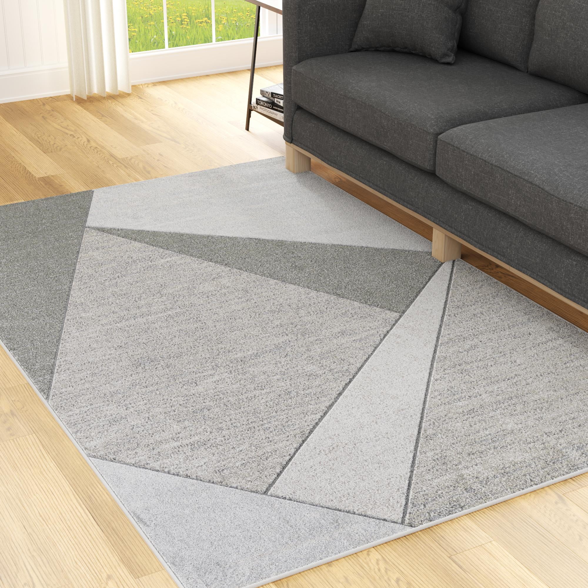 Mayview Harper Geometric Triangle Rug - 8 x 10 - Walmart.com
