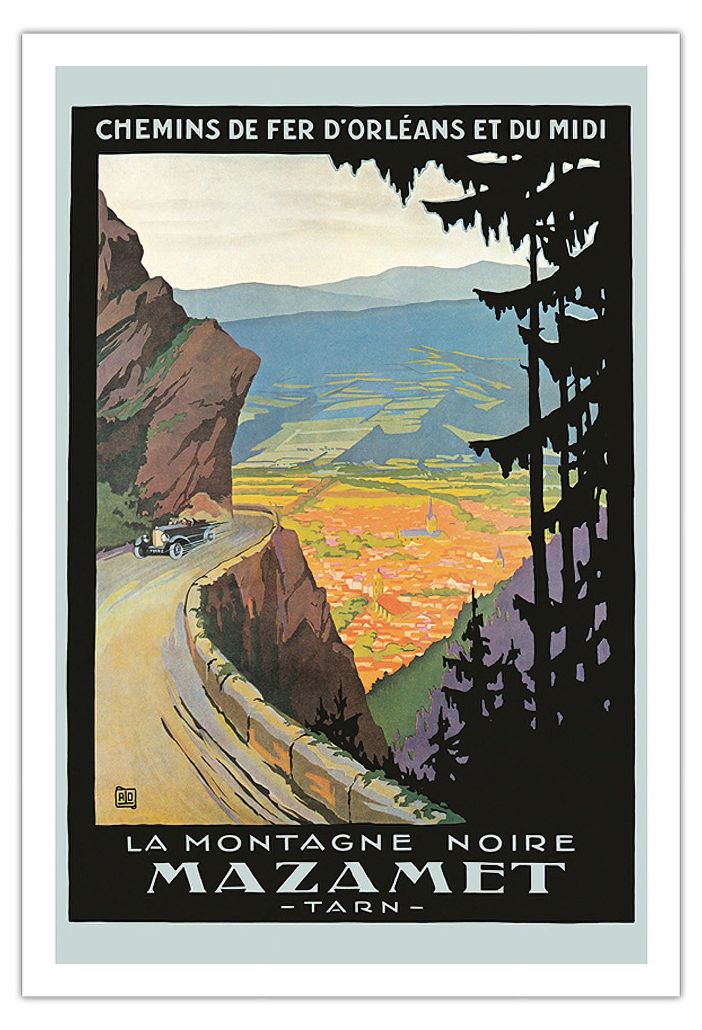 Mazamet France - Chemins de fer d’Orléans et du Midi - Vintage Railroad ...