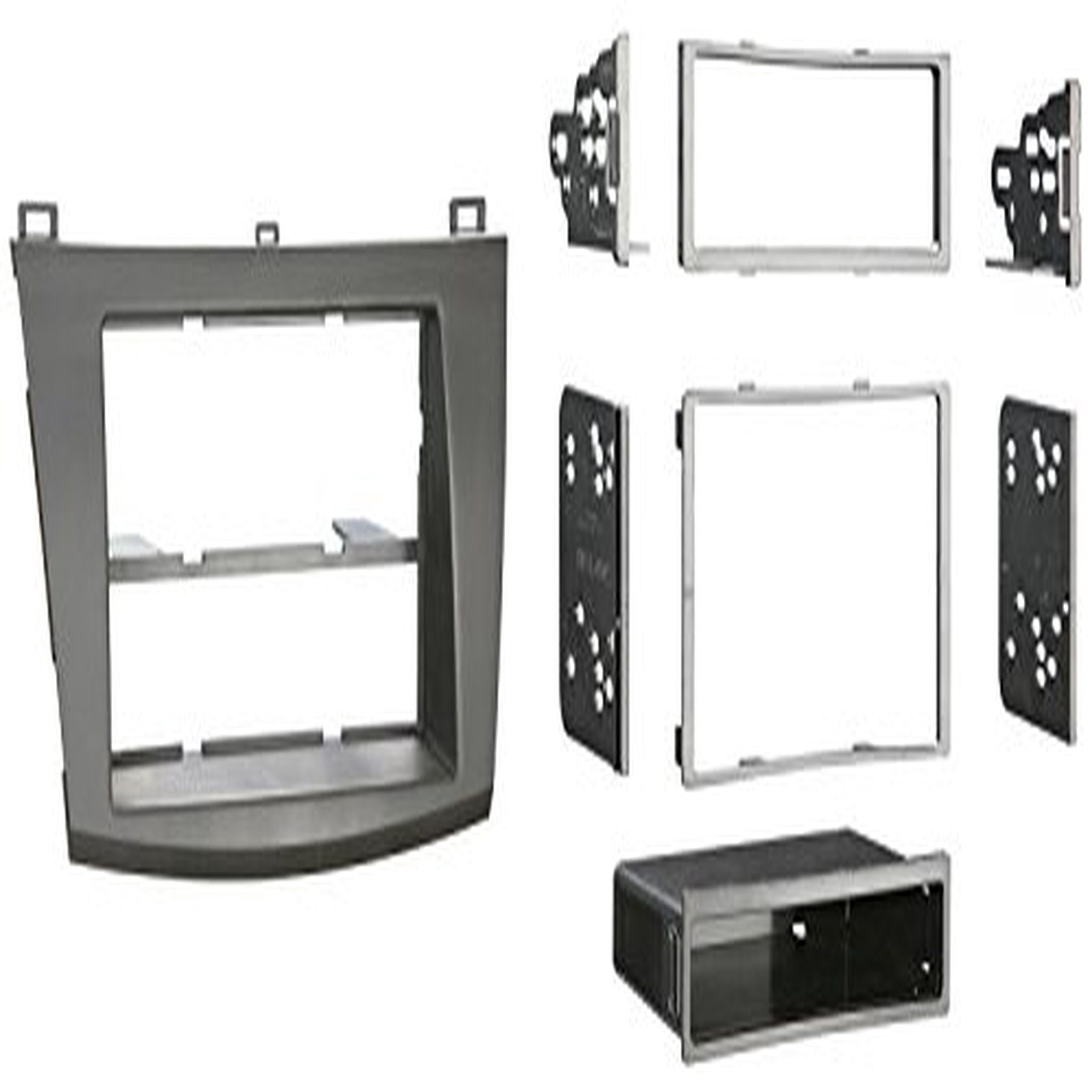 Mazda 3 2010 Dash Kit for Single Double DIN Installation Matte Black ...