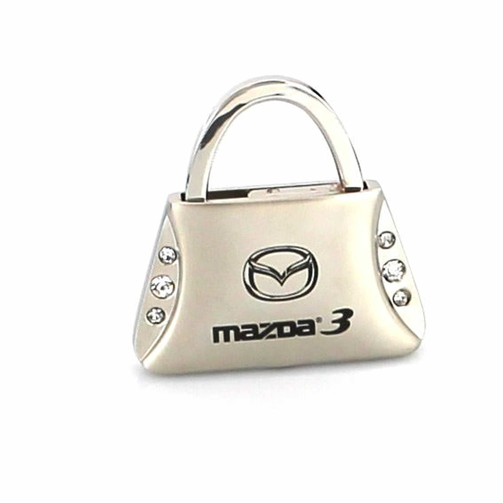 Mazda 3 Jeweled Purse Shape Key Ring (Silver) - Walmart.com
