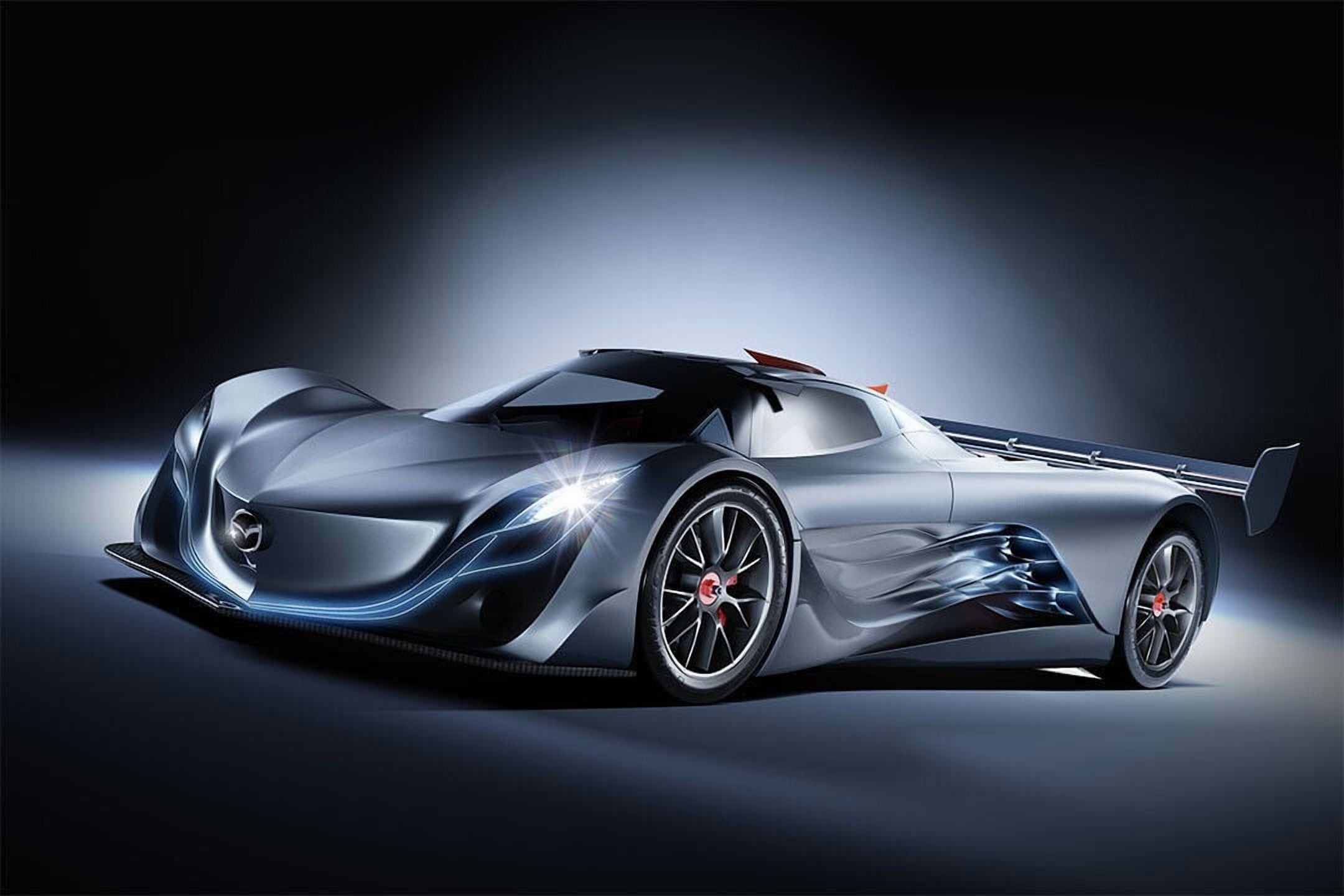 Mazda Furai Racing Car Expensive Car Design Wall Poster - 24x36 Inch ...