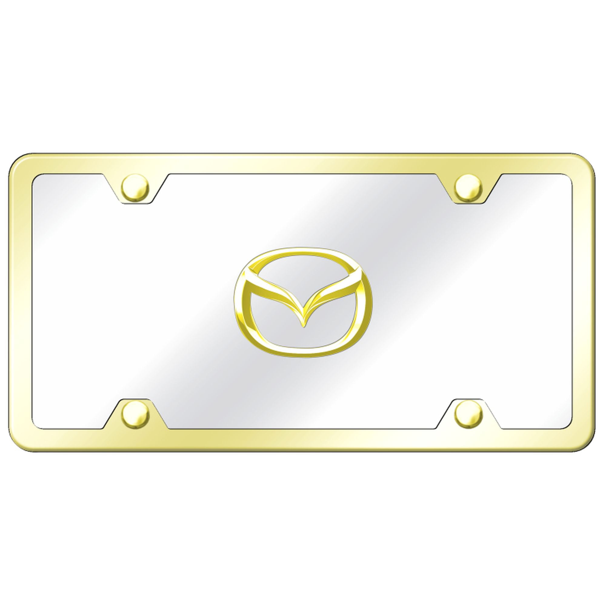 Mazda Logo License Plate Kit (Gold) - Walmart.com
