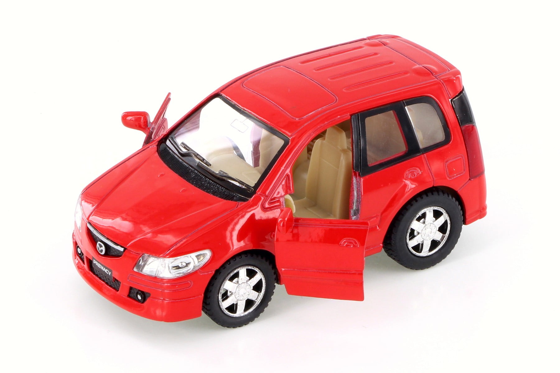 Mazda Premacy, Red - Kinsmart 4016D - 4" Scale Diecast Model Car ...