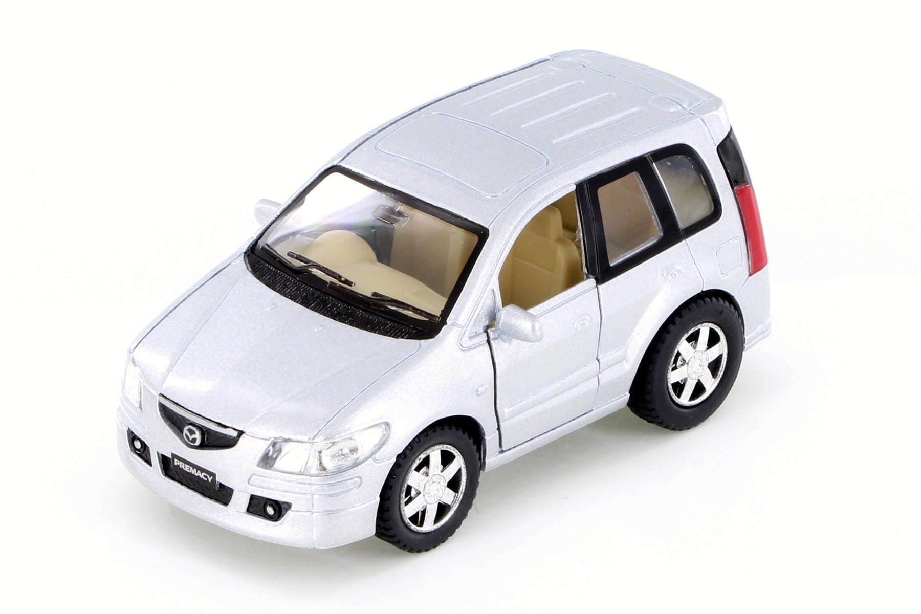 Mazda Premacy, Silver - Kinsmart 4016D - 4" Scale Diecast Model Car ...