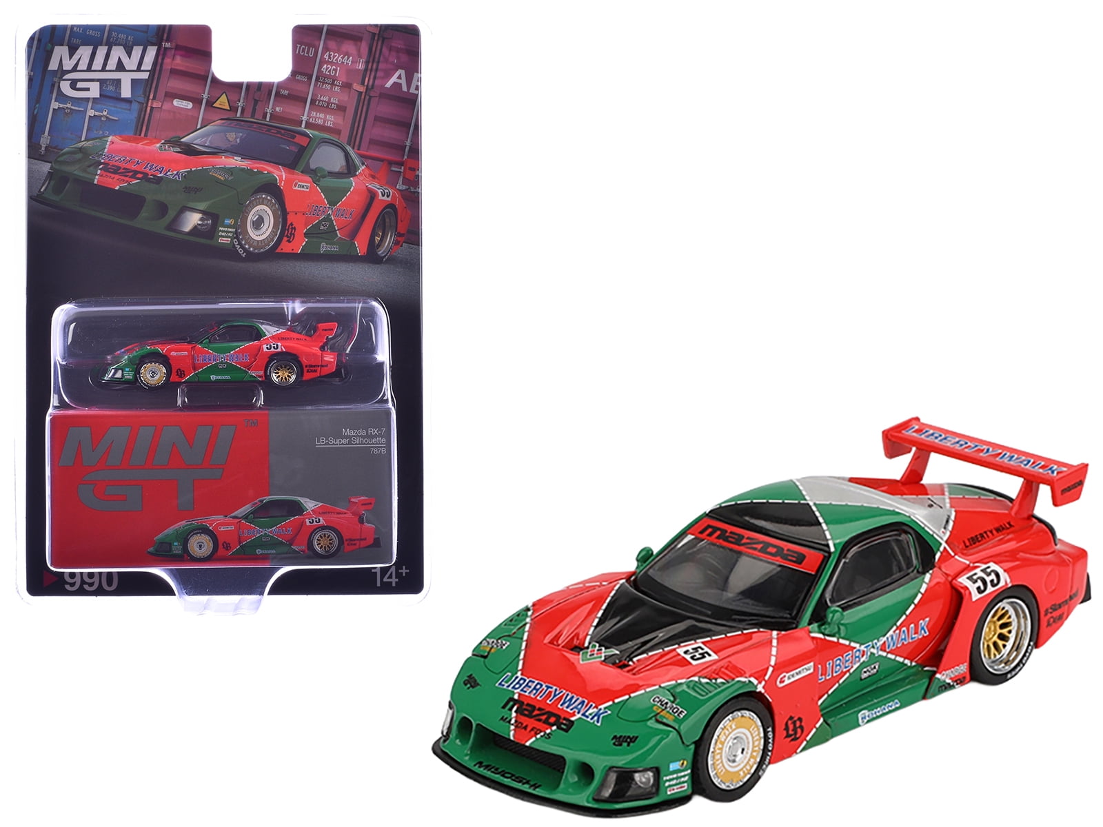 Mazda RX-7 LB-Super Silhouette RHD (Right Hand Drive) #55 "787B Tribute ...