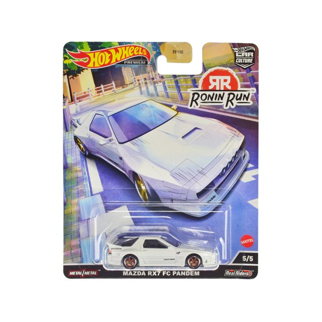 Mazda RX7 FC Pandem White Metallic "Ronin Run" Series Diecast Model Car ...