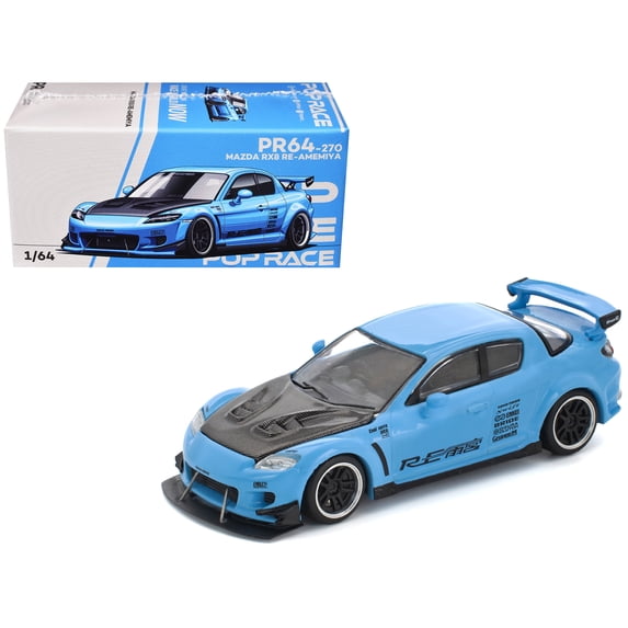 Mazda RX8 RE-Amemiya Widebody RHD (Right Hand Drive) Light Blue with ...