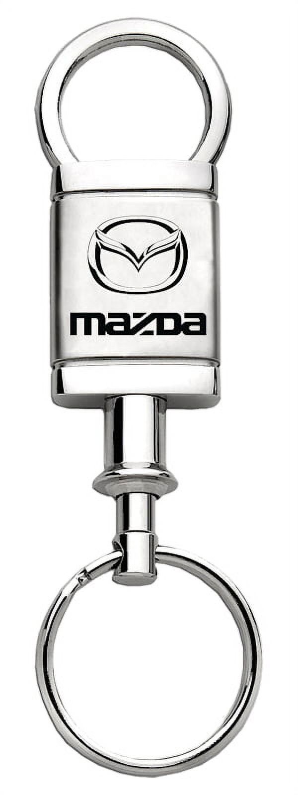 Mazda Satin Chrome Valet Key Chain (Silver) - Walmart.com