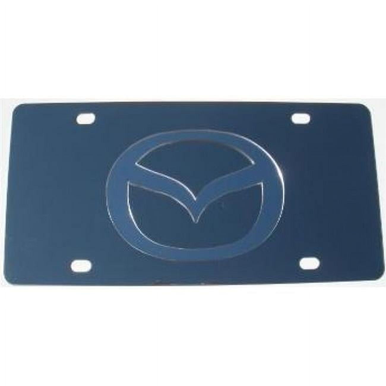 Mazda Stainless Steel License Plate - Walmart.com