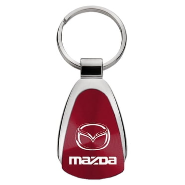Mazda Keychain & Keyring - Brown Premium Leather - Walmart.com