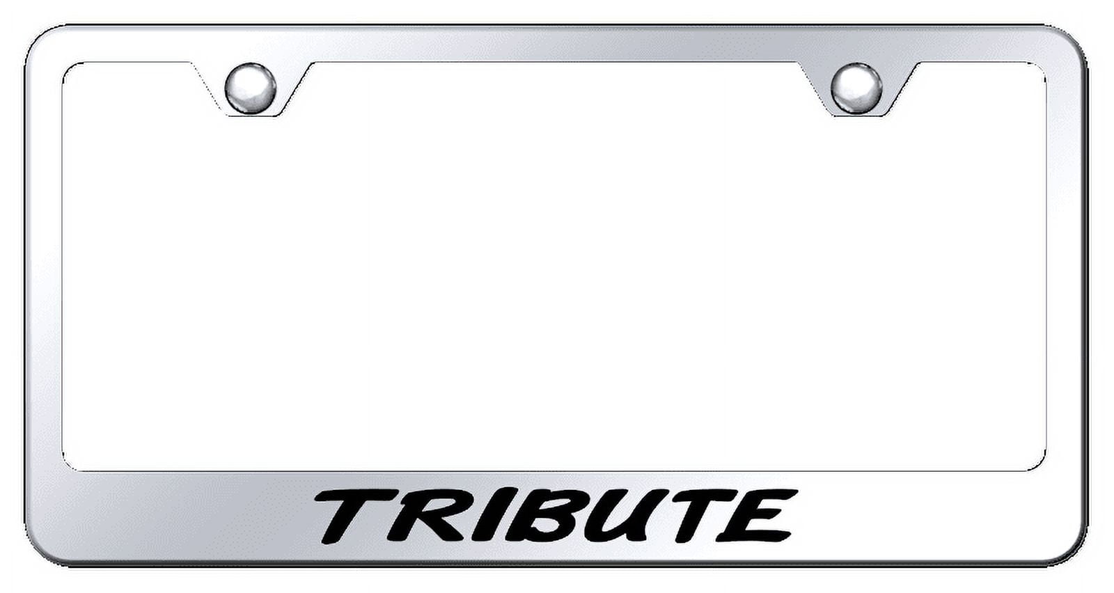 Mazda Tribute Laser Etched Logo Stainless Steel License Plate Frame ...