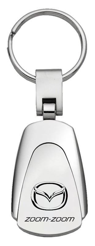 Mazda Zoom-Zoom Teardrop Key Chain (Silver) - Walmart.com