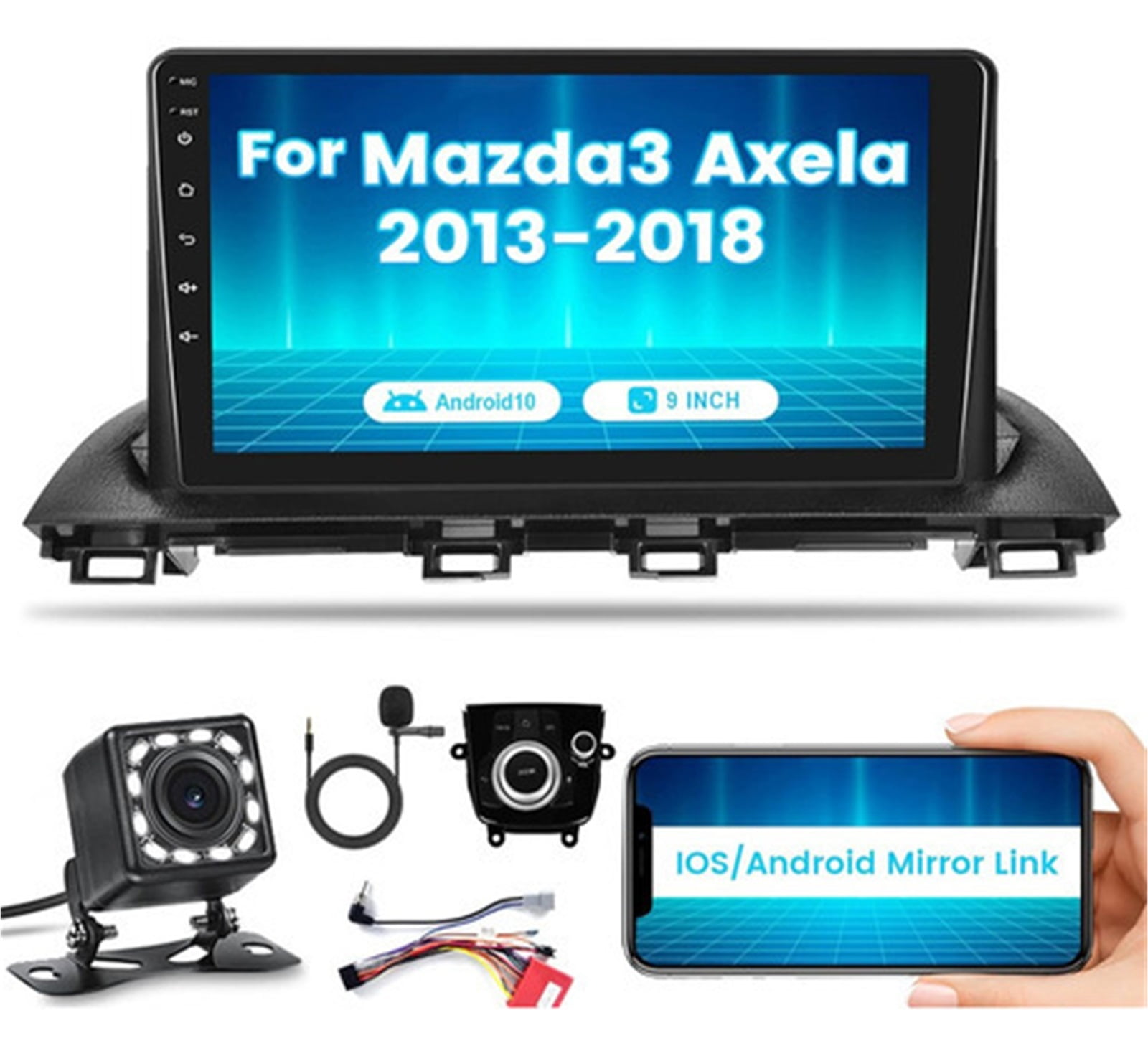 @ Radio Mazda3 Axela 2013-2018, Android 10 Car Stereo - Walmart.com