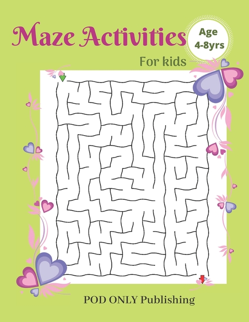 Maze Activities For Kids: Vol. 9 Beautiful Funny Maze Book Is A Great ...