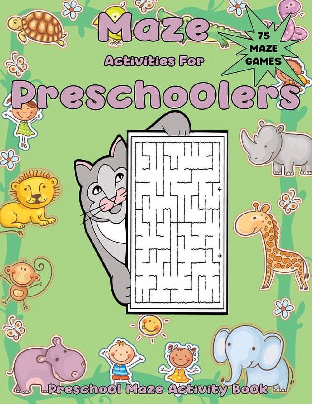 Maze Activities for Preschoolers: Preschool Maze Activity Book ...