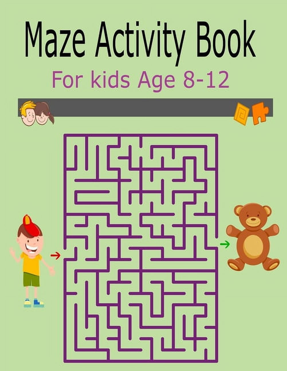 Maze Activity Book For Kids Age 8-12: Activity Book For Kids Fun and ...