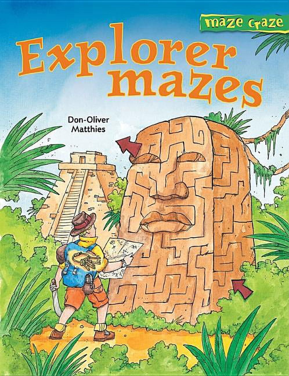 Maze Craze Book: Maze Craze: Explorer Mazes (Paperback) - Walmart.com