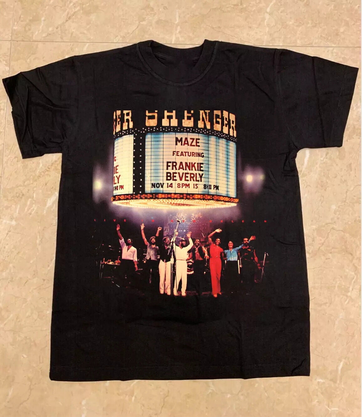 Maze Featuring Frankie Beverly Tour Collection Short Sleeve T-shirt ...