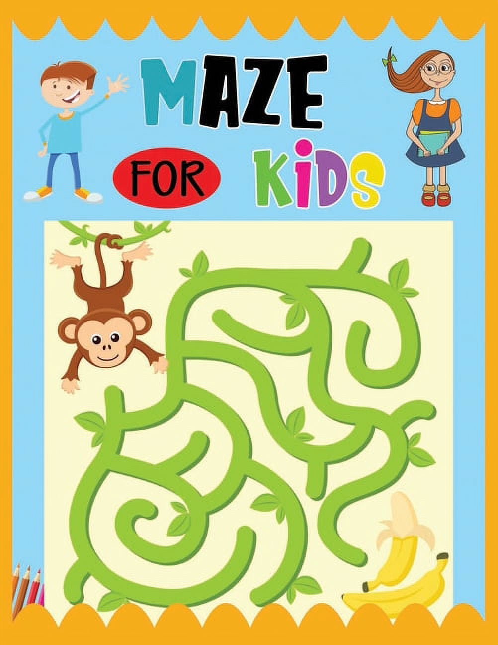 Maze For Kids : Fun-Filled Problem-Solving Exercises for Kids Ages 8-12 ...