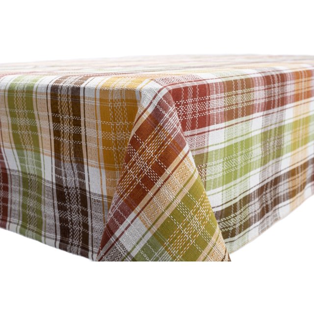 Maze Plaid 100% Cotton Tablecloth, 60"X102" - Walmart.com