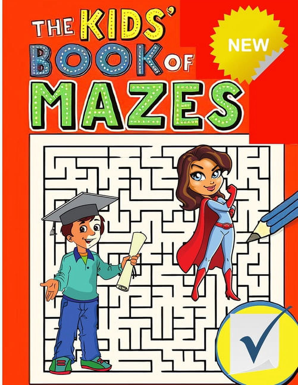 Maze Puzzle Book for Kids: Fun Mazes for Kids, Maze Activity Book: Fun ...