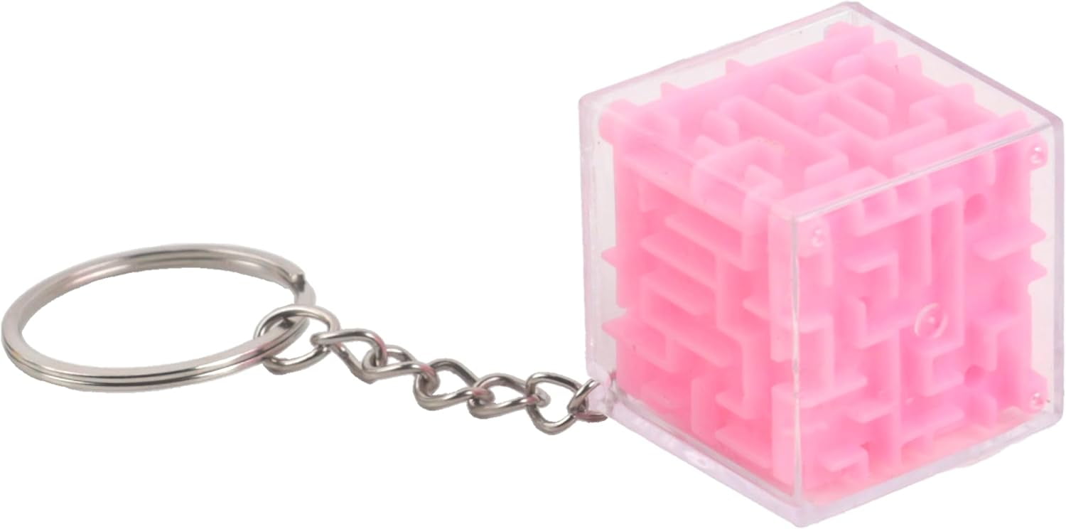 Maze Puzzle Box - Keychain for Kids and Teens (Pink) - Walmart.com