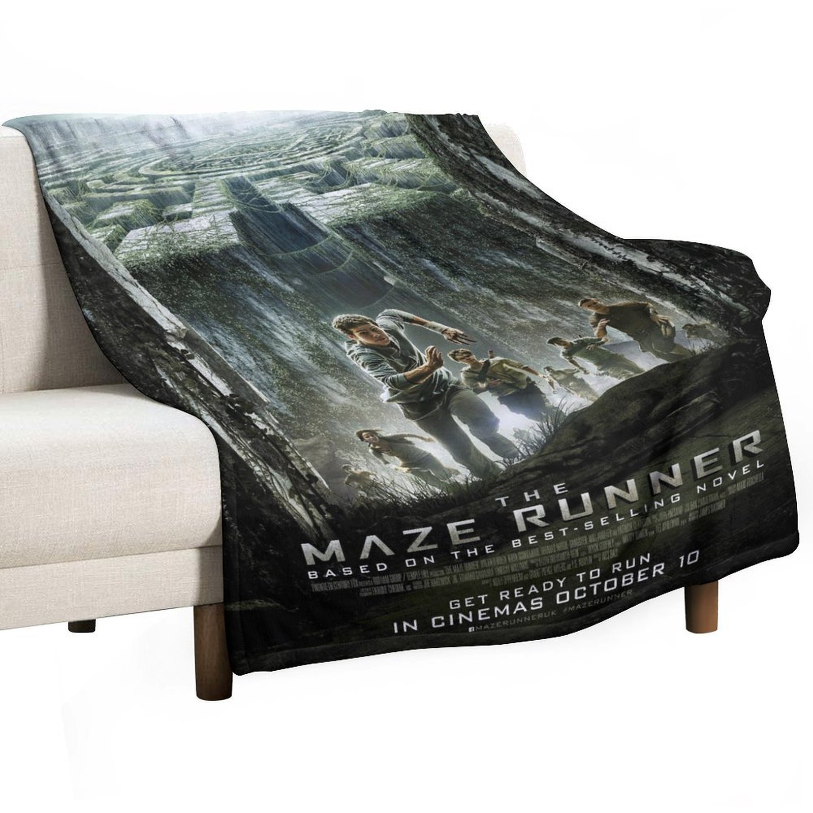The Maze Runner Movie Poster for Room Aesthetic Luxury Flannel Blanket ...