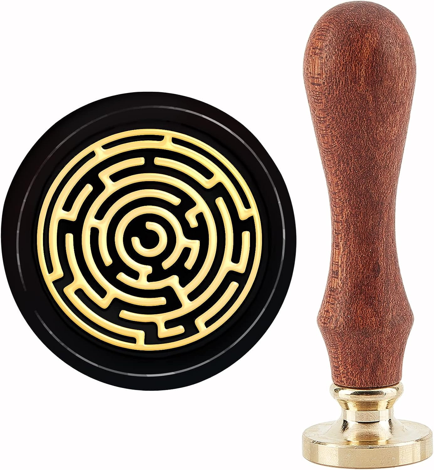 Maze Wax Seal Stamp Sealing Wax Stamps 30mm Retro Vintage Removable ...