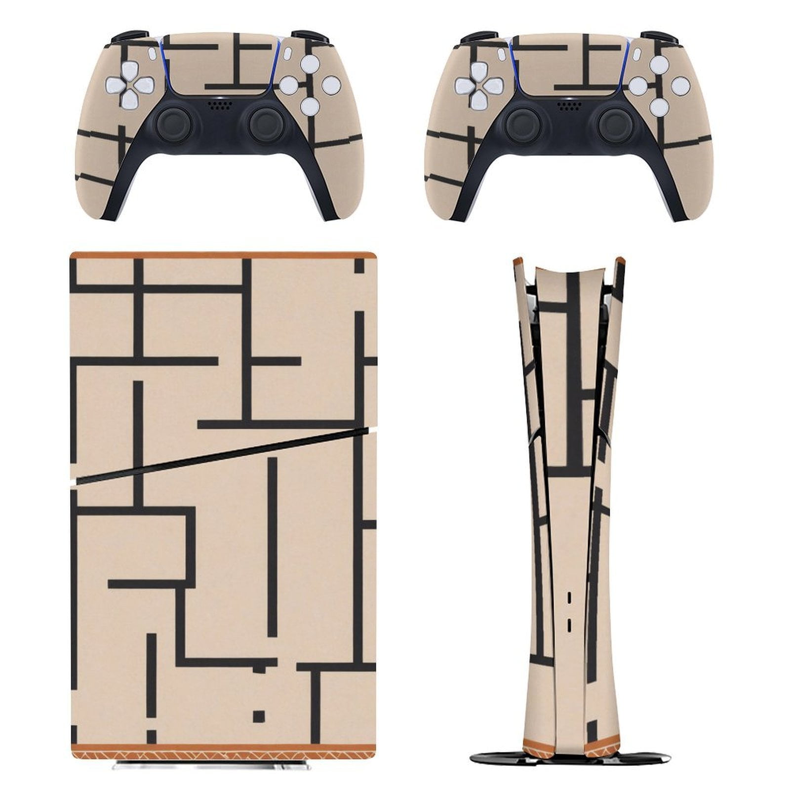 Maze of Lost Signals Console Skin Bundle for PS5 Pro Slim Disc ...