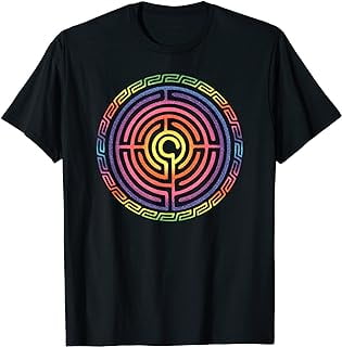 Maze, protection symbol, magic, Indians, mythology, circle T-Shirt ...