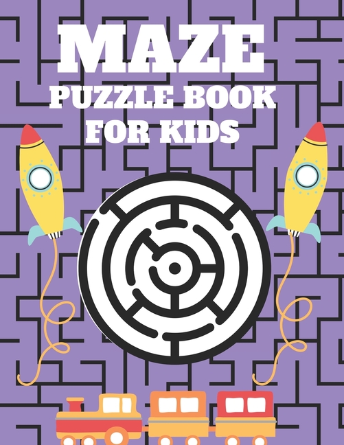 Maze puzzle Book For Kids: Mazes puzzles with solutions, Mazes puzzles ...
