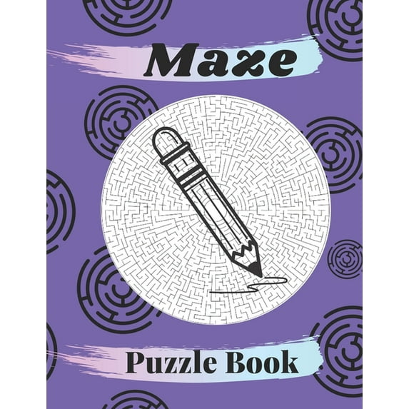 Maze puzzle Book: Mazes puzzles with solutions, Mazes puzzles for Kids ...