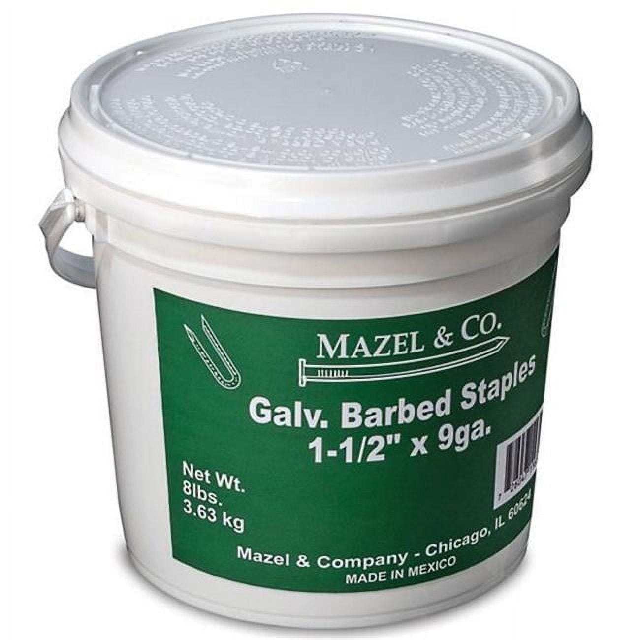 Mazeland Lock Staple 8 lbs 1.50 in. Galvanized - Walmart.com
