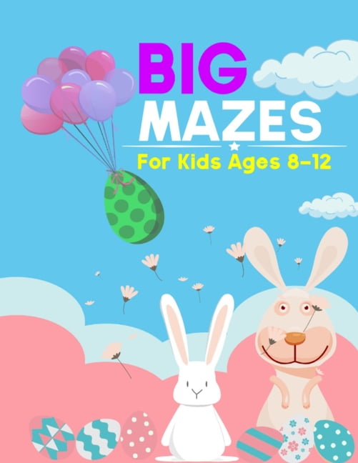 Mazes For Kids Ages 8-12: 100 Mazes of 5 Different Maze Shapes: Awesome ...