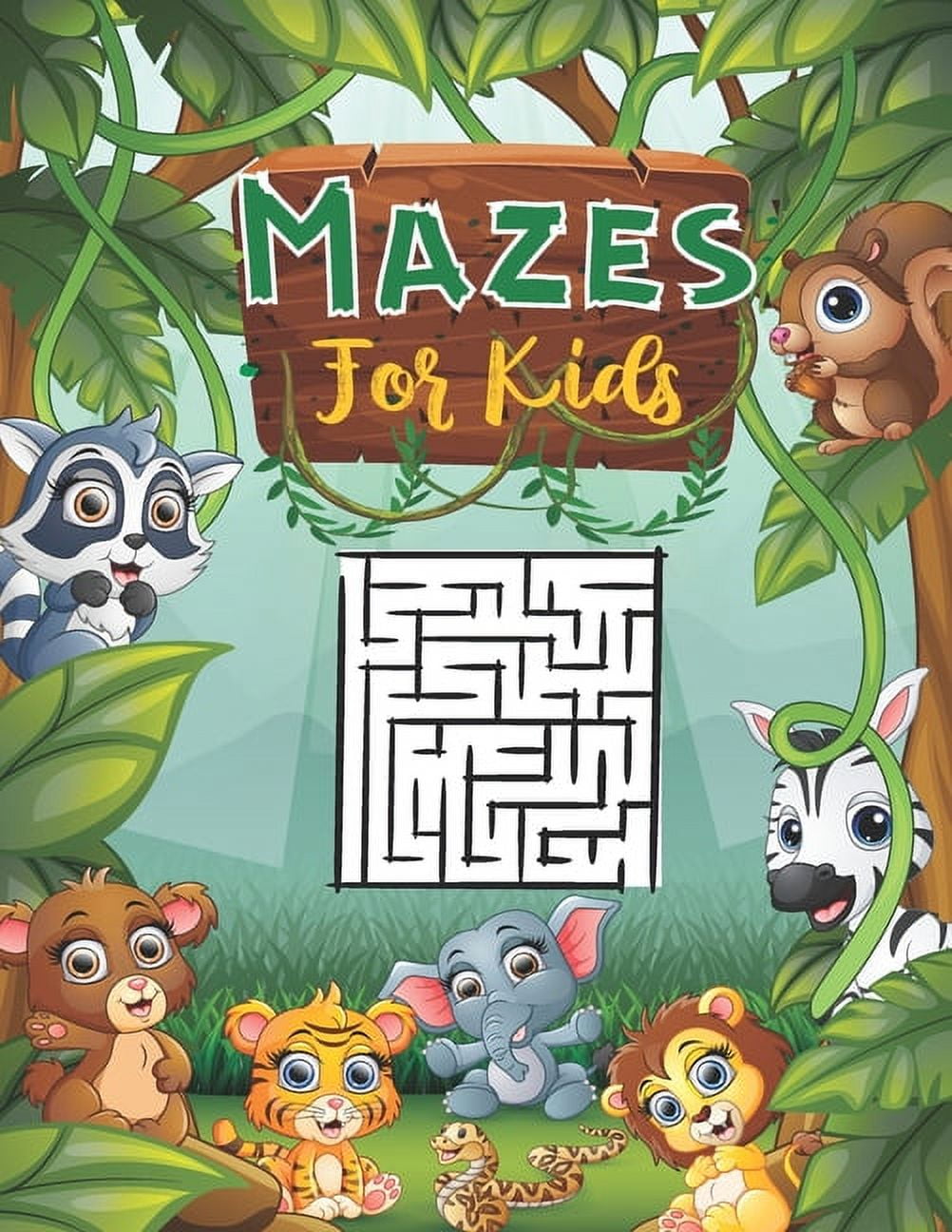 Mazes For Kids: Special Maze Activity Book For Your Kids. ages 4_8 ...