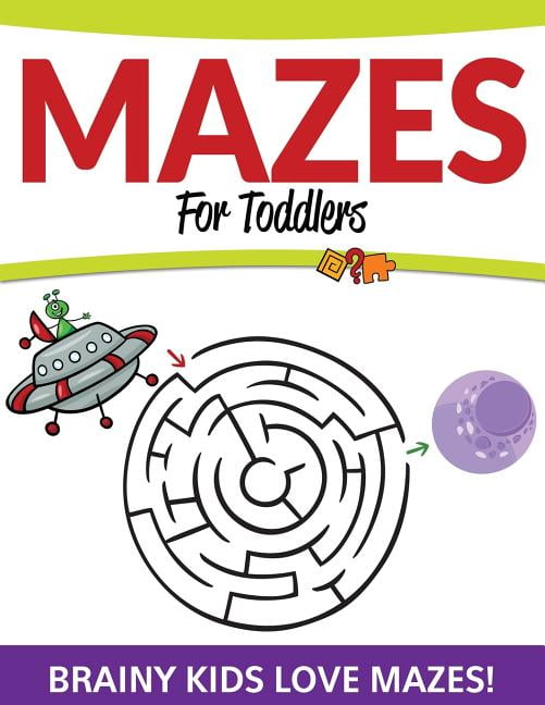 Mazes For Toddlers: Brainy Kids Love Mazes! (Paperback) - Walmart ...