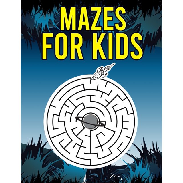 Mazes For kids: Maze fun learning Activity Workbook for Children ages 4 ...
