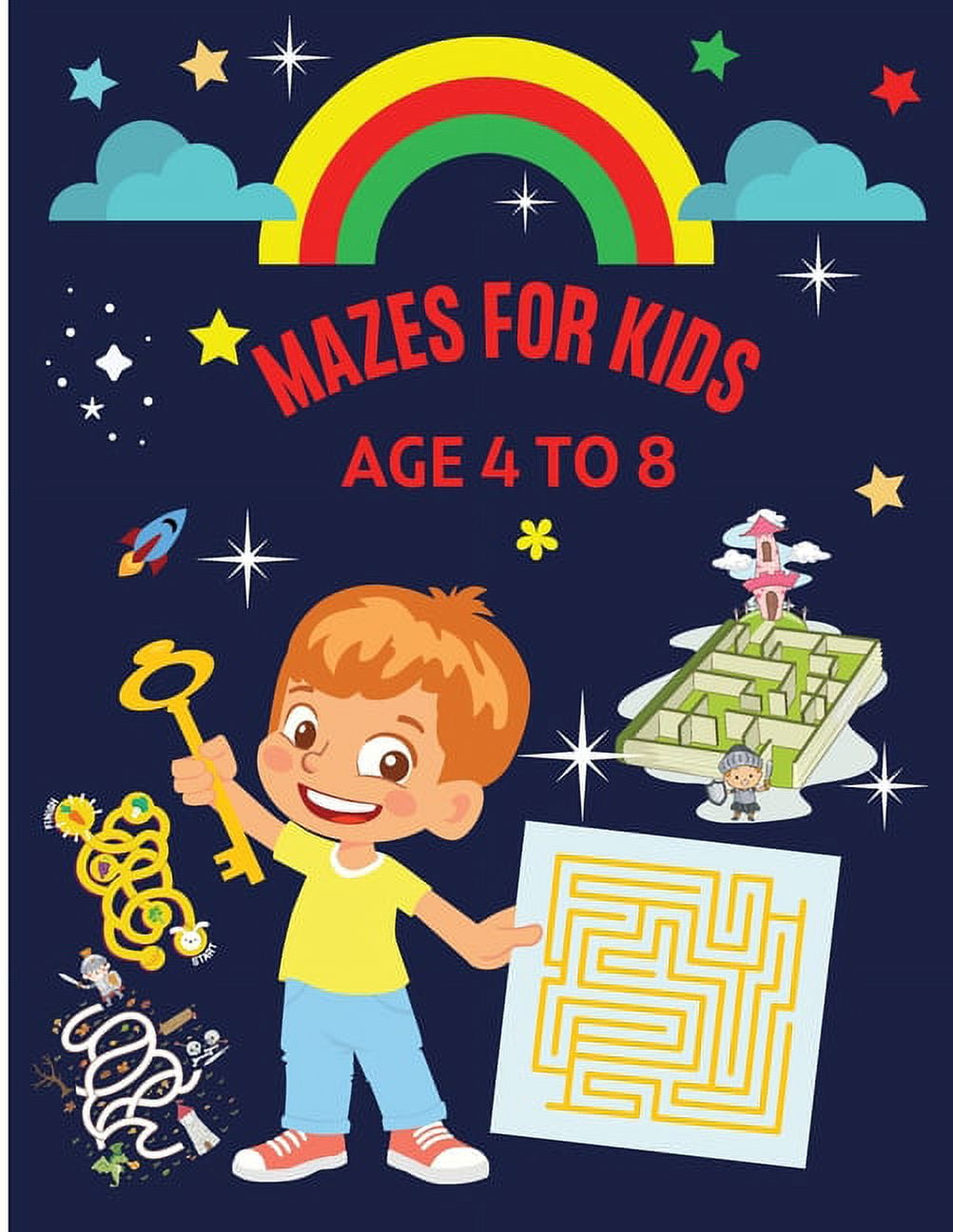 Mazes for Kids Age 4-8: Brain quest mazes for preschoolers Visual ...