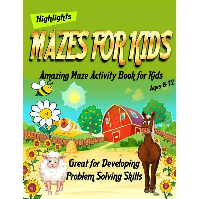 Mazes for Kids: Amazing Maze Activity Book for Kids Ages 8-12 - Great ...